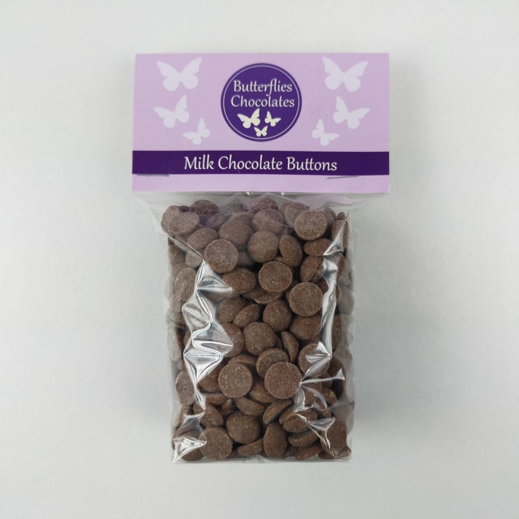 Chocolate Buttons - Milk Chocolate | Butterflies Chocolates